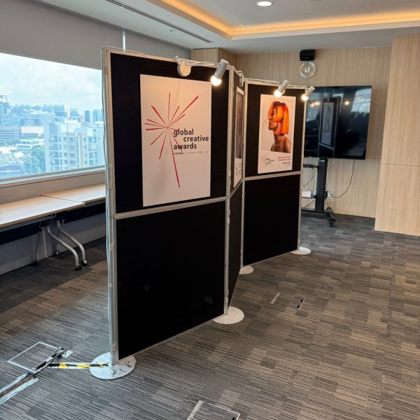Clip and Pole Panel System - New Wave Display