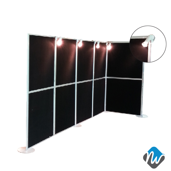 Clip and Pole Panel System – New Wave Display