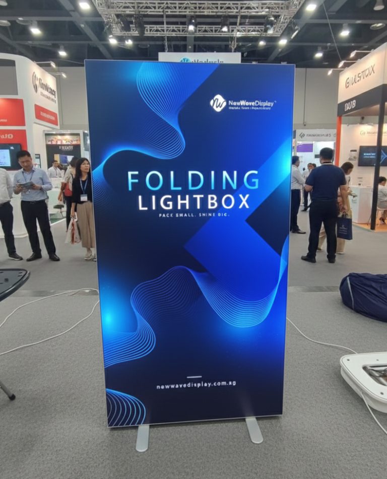 Folding LED Light Box for Stunning Visuals | New Wave Display